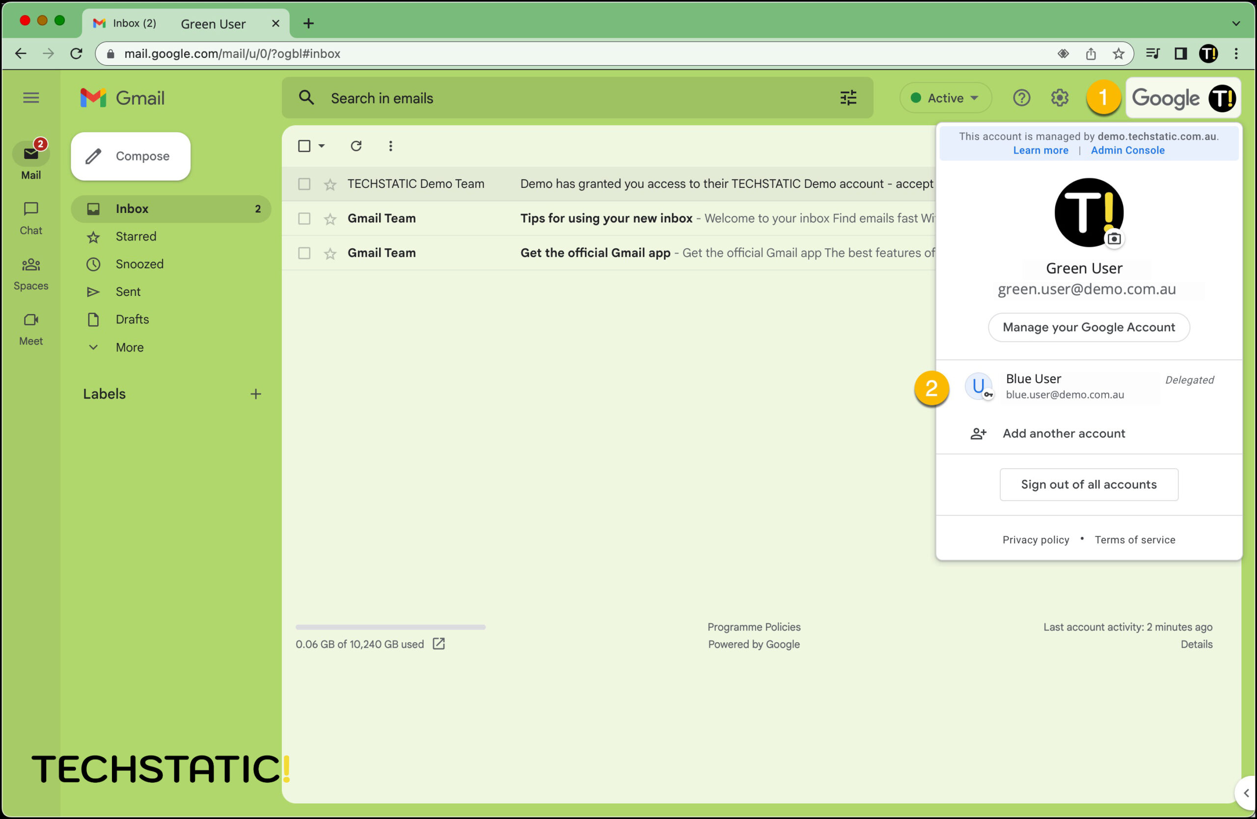 How to setup email delegation in Gmail - TECHSTATIC!