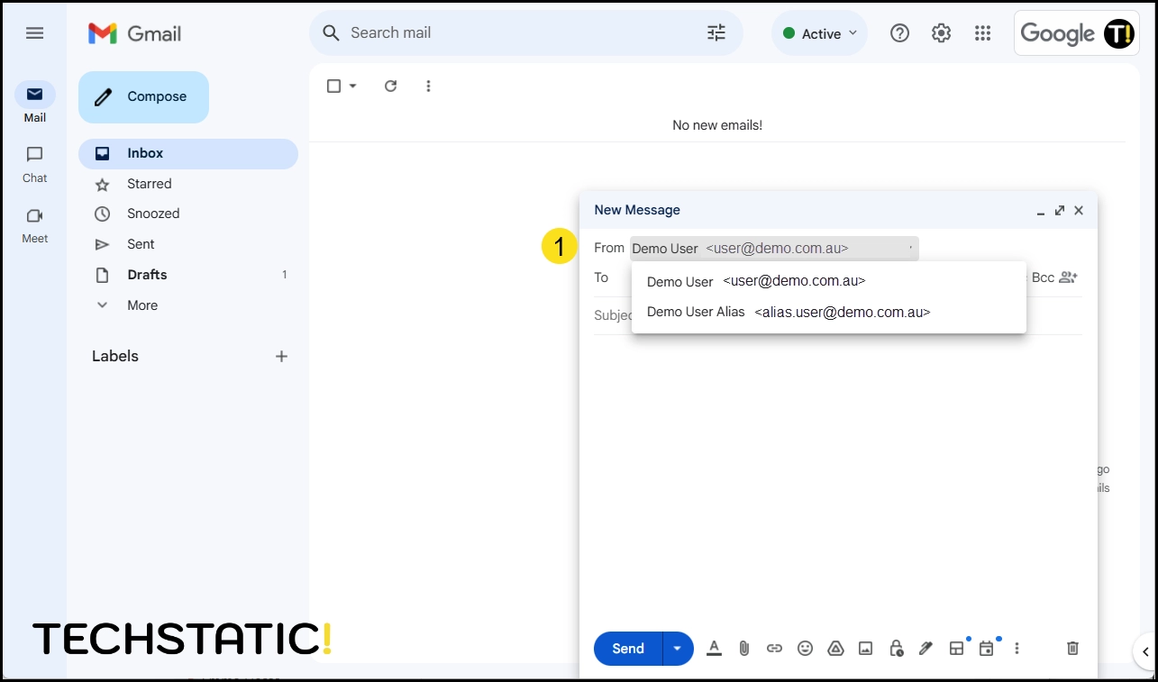 How to send from an email alias in Gmail - TECHSTATIC!