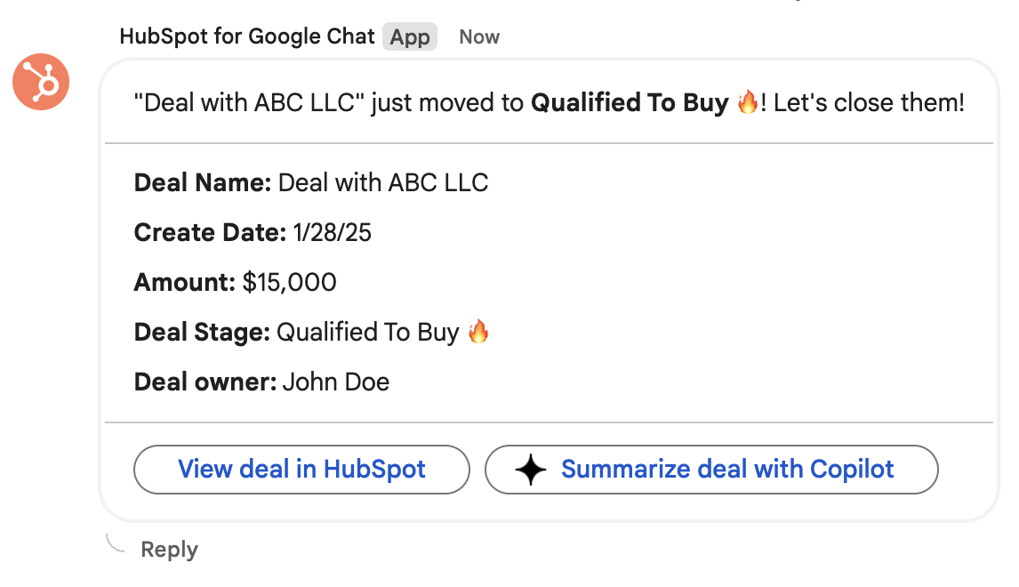 Integrating HubSpot with Google Chat - TECHSTATIC! Integrating HubSpot with Google Chat - TECHSTATIC!